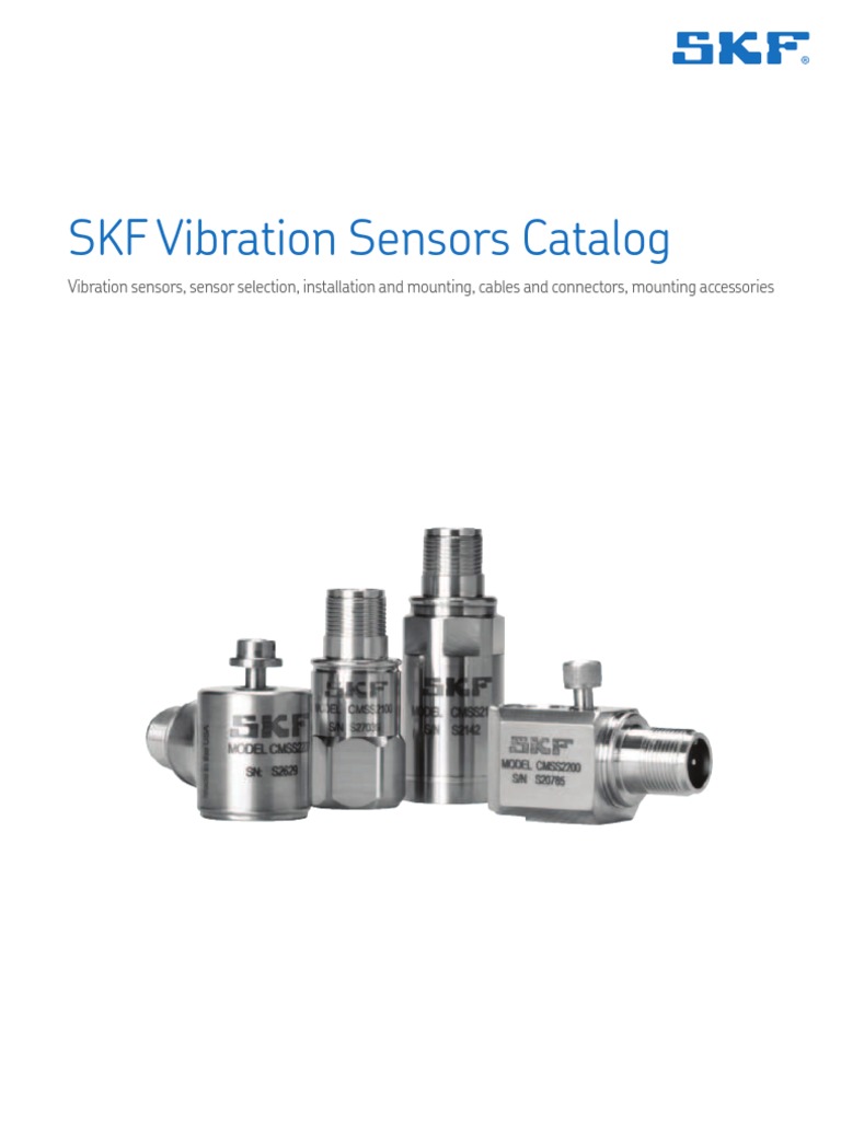 Vibration Sensor Catalogo | PDF | Electrical Connector | Accelerometer