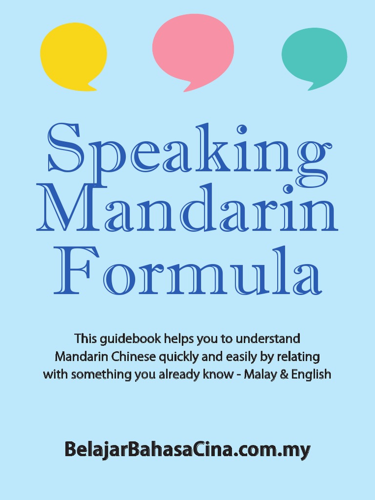 BBC Speaking Mandarin Formula | PDF | Standard Chinese | Chinese Language