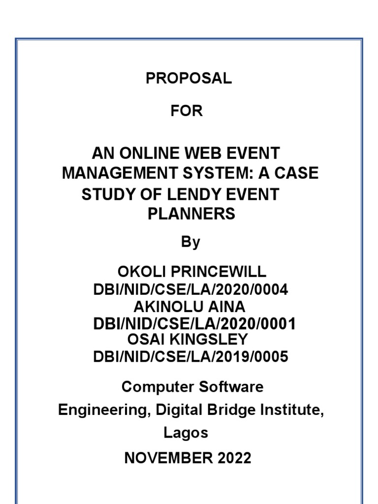 A Web Based Event Management | PDF | Php | Software Development Process