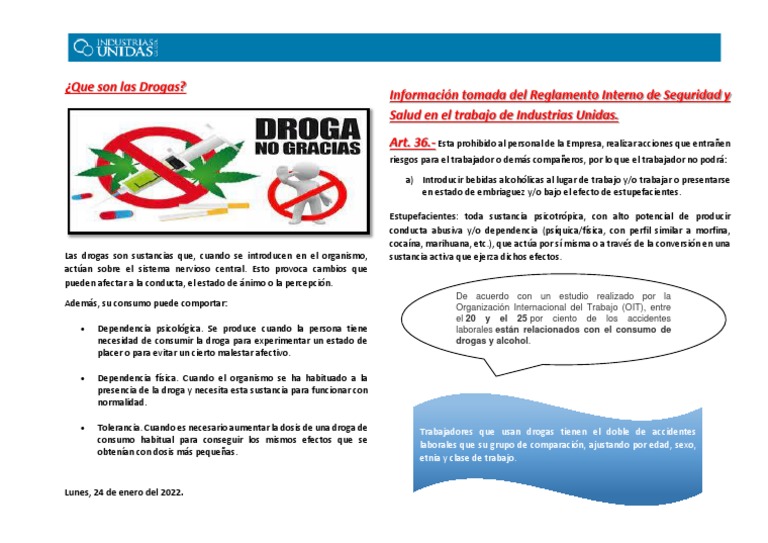 Campaña 7. El Uso de Las Drogas | PDF | Drogas | La dependencia de sustancias