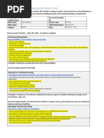 Reflection and Remarks Sample | PDF | Lesson Plan | Learning