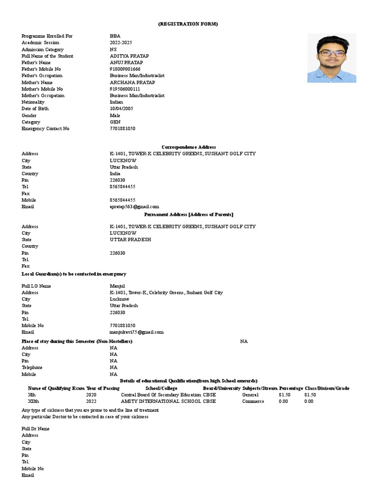 AUL Form | PDF | Indemnity | Affidavit