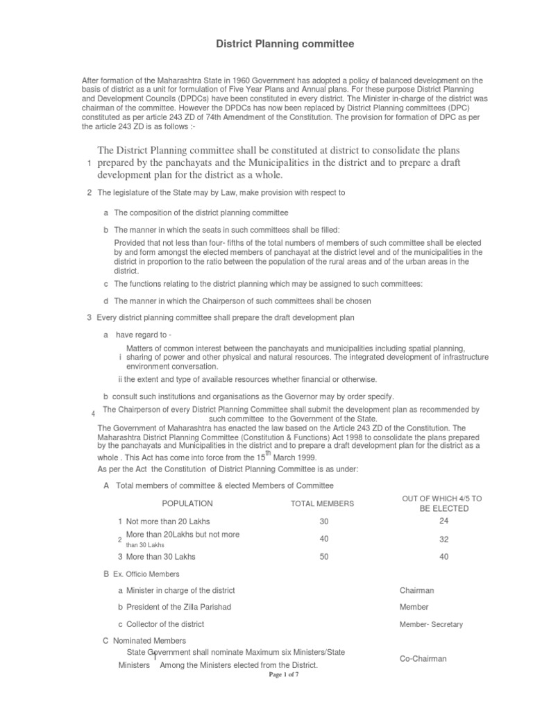 Aurangabad Development Plan | PDF | Government