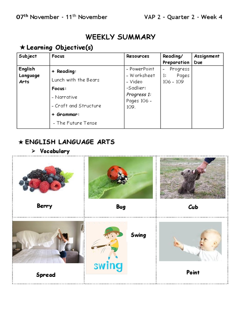 ELA Math Science Grade 2 - Week 4 | PDF | Water | Liquids