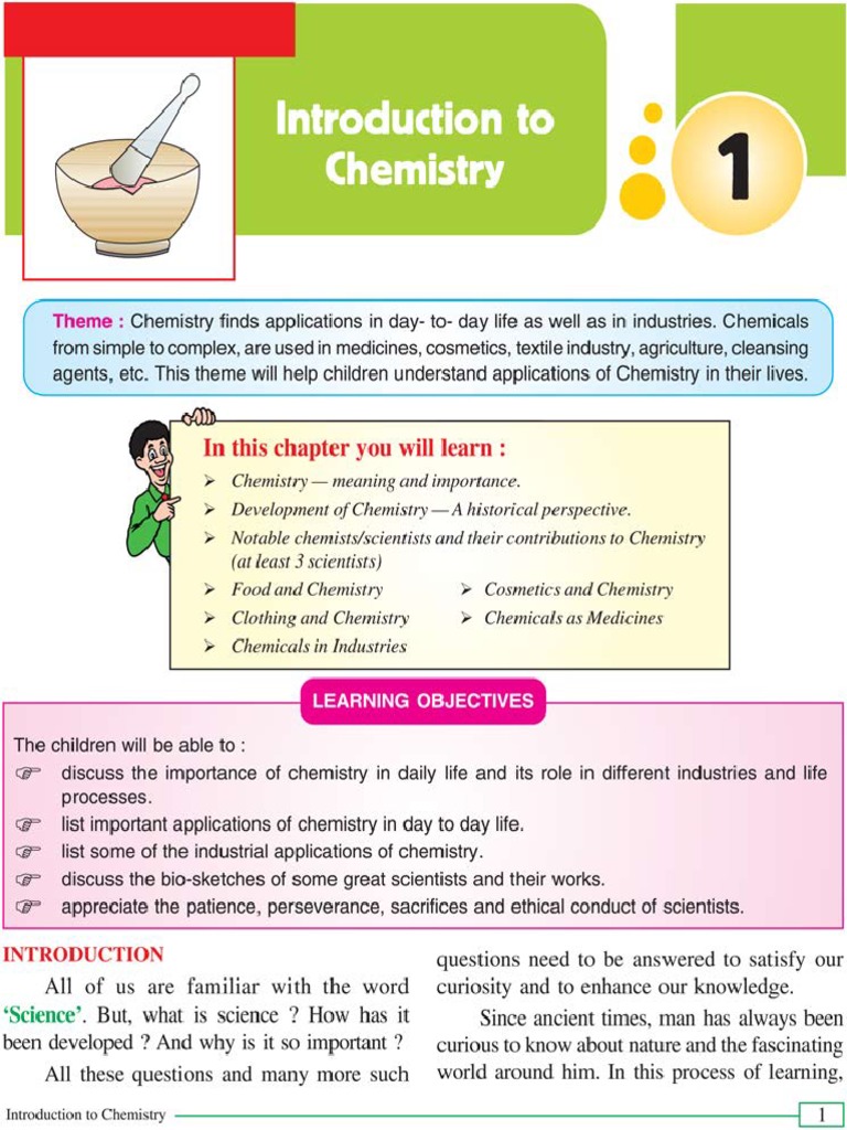Chemistry Class 6 | PDF