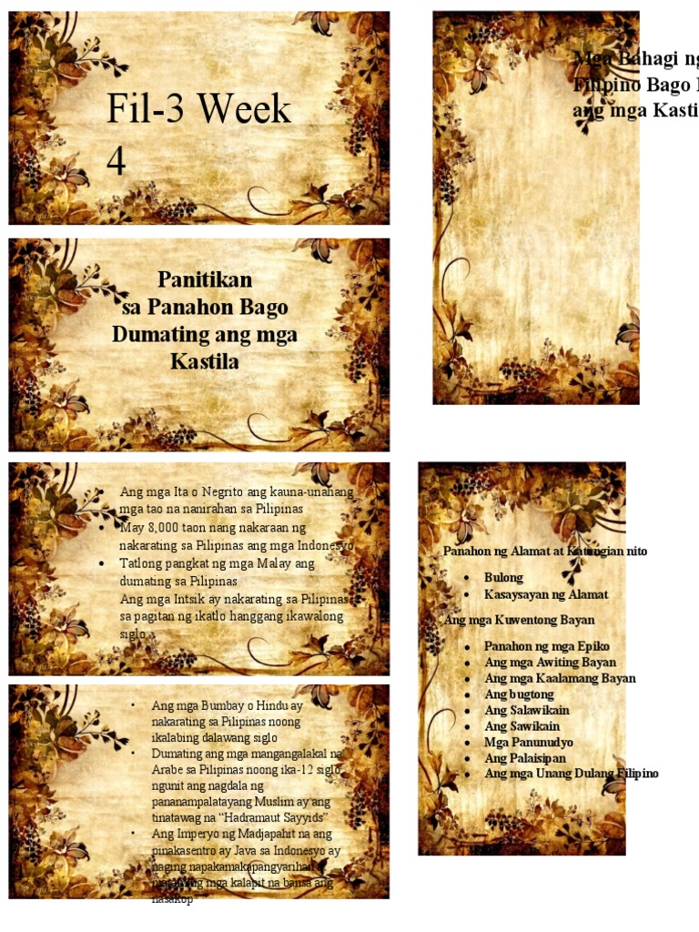 Fil.3 Week 4-5 | PDF