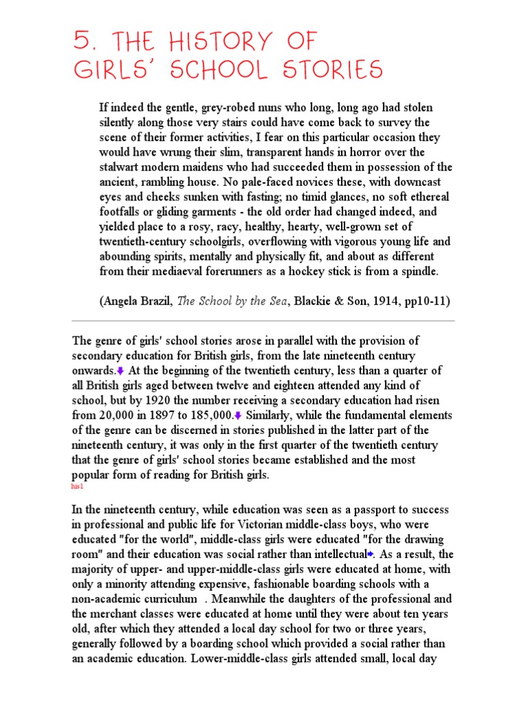 Schoolgirl Novels | PDF | Children's Literature | Schools