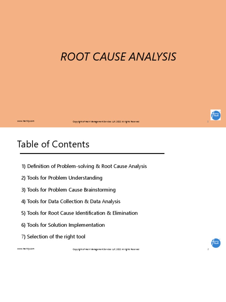 Root Cause Analysis Complete Presentation 1657304402 | PDF