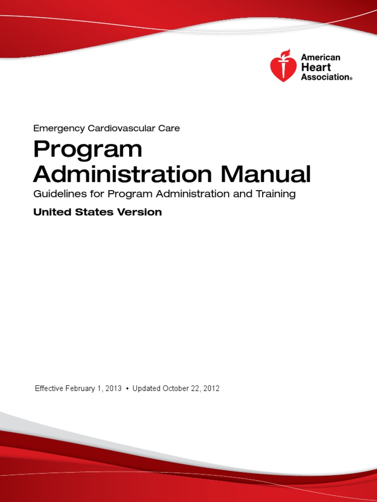 AHA Program Administration Manual | PDF | Health Care
