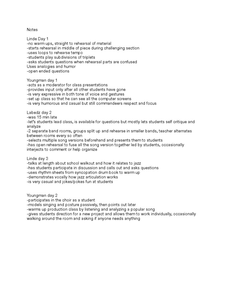 Secondary Reflection | PDF | Teachers | Classroom