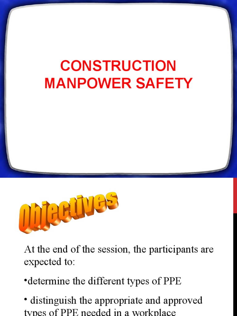 07 Construction Manpower Safety | PDF