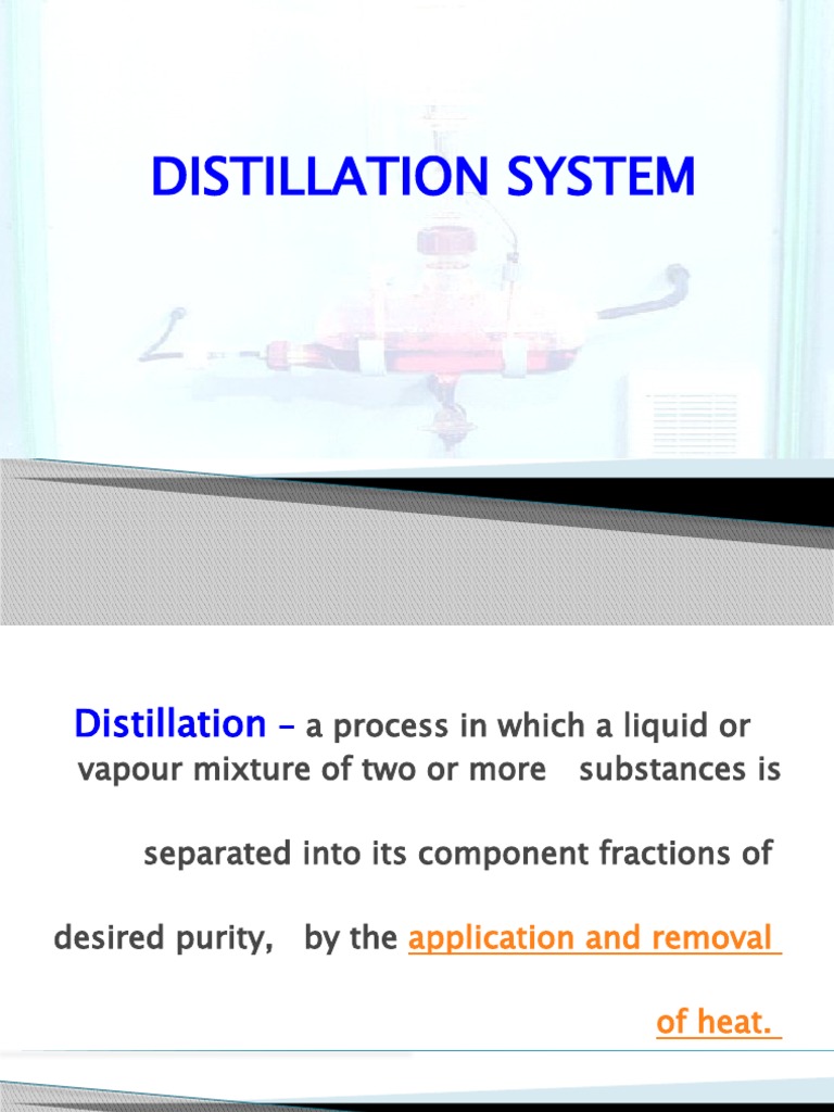 Types Distillation | PDF | Distillation | Analytical Chemistry