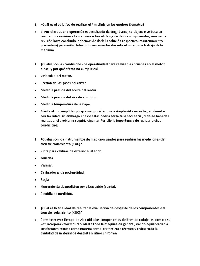 Cuál es el objetivo de realizar el Pm | PDF | Medición | Eje