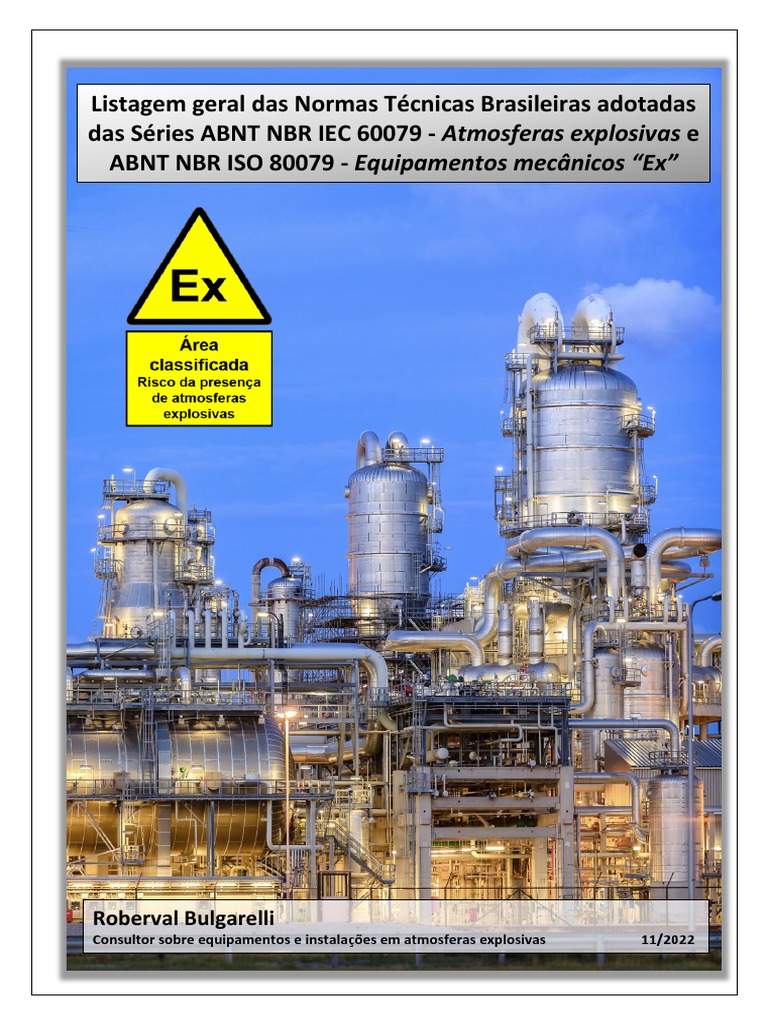 Listagem Geral Normas ABNT NBR IEC 60079 & ABNT NBR ISO 80079 | PDF ...