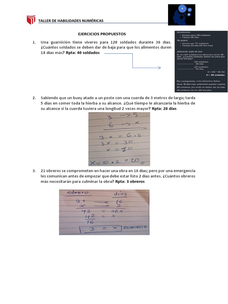 M1-EJERCICIOS Desarrollados 1 | PDF