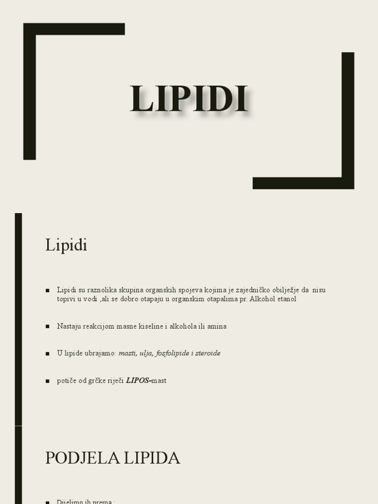 Lipidi | PDF