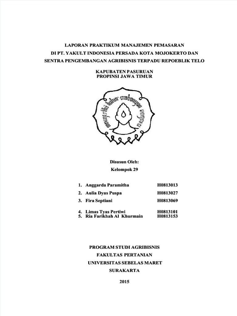 PDF Laporan Praktikum Manajemen Pemasaran Kelompok 29 - Compress | PDF
