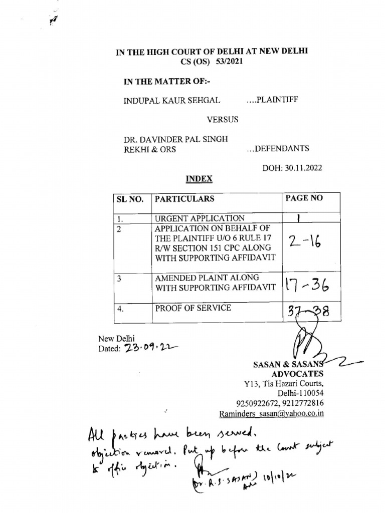 Amendment Application for Partition Case | PDF | Lawsuit | Affidavit