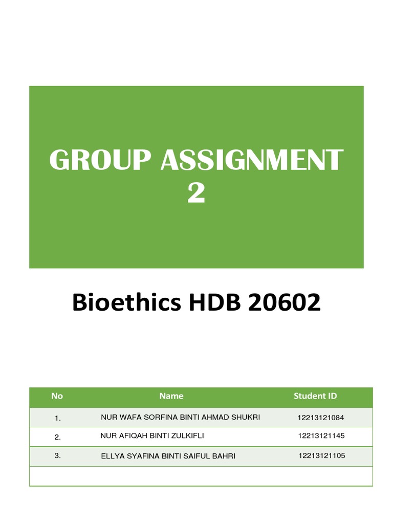 Group Assignment 2 | PDF | Self-Improvement