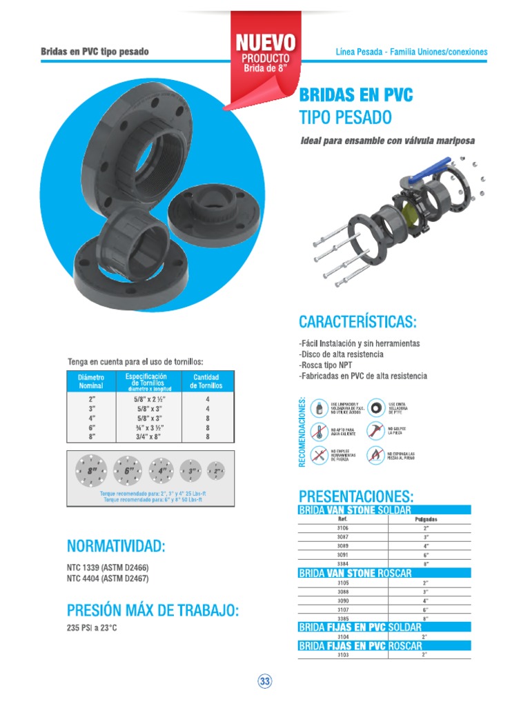 Ficha Tecnica Flanche PCP | PDF