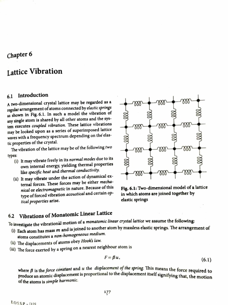 Lattice Vibration | PDF | Phonon | Photon