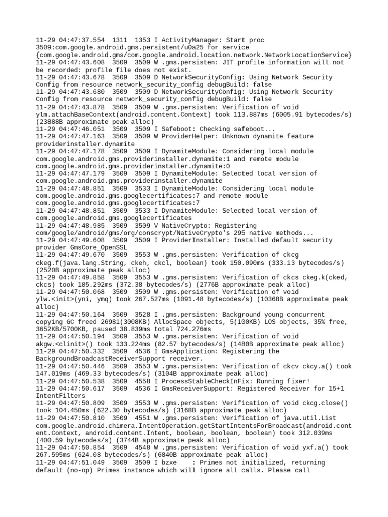 Log | PDF | Java (Programming Language) | Information Age