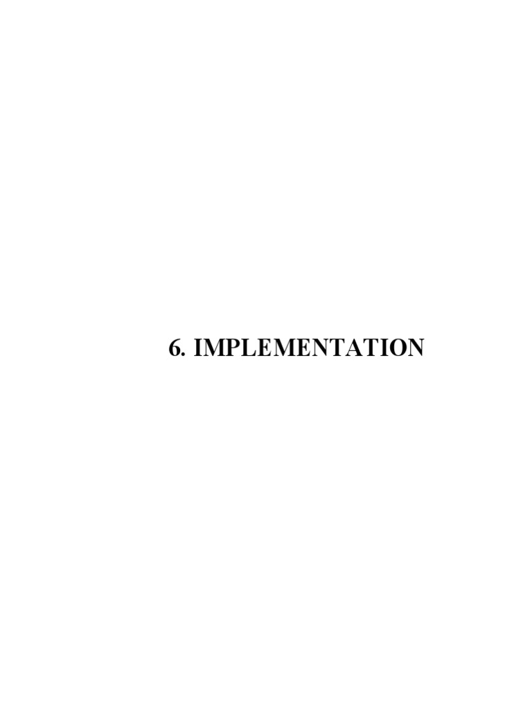 6 Implementation Pdf