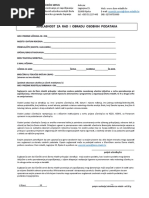 Suglasnost Za Primanje Platne Liste Putem E-Maila - Docx Â Verzija 1 | PDF