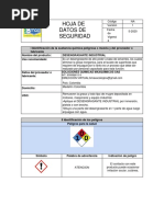 Vigon SC 200 - Hoja de Seguridad | PDF | Agua | Residuos