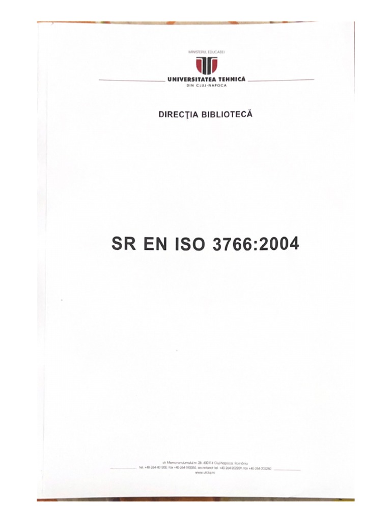 SR en Iso 37662004 | PDF
