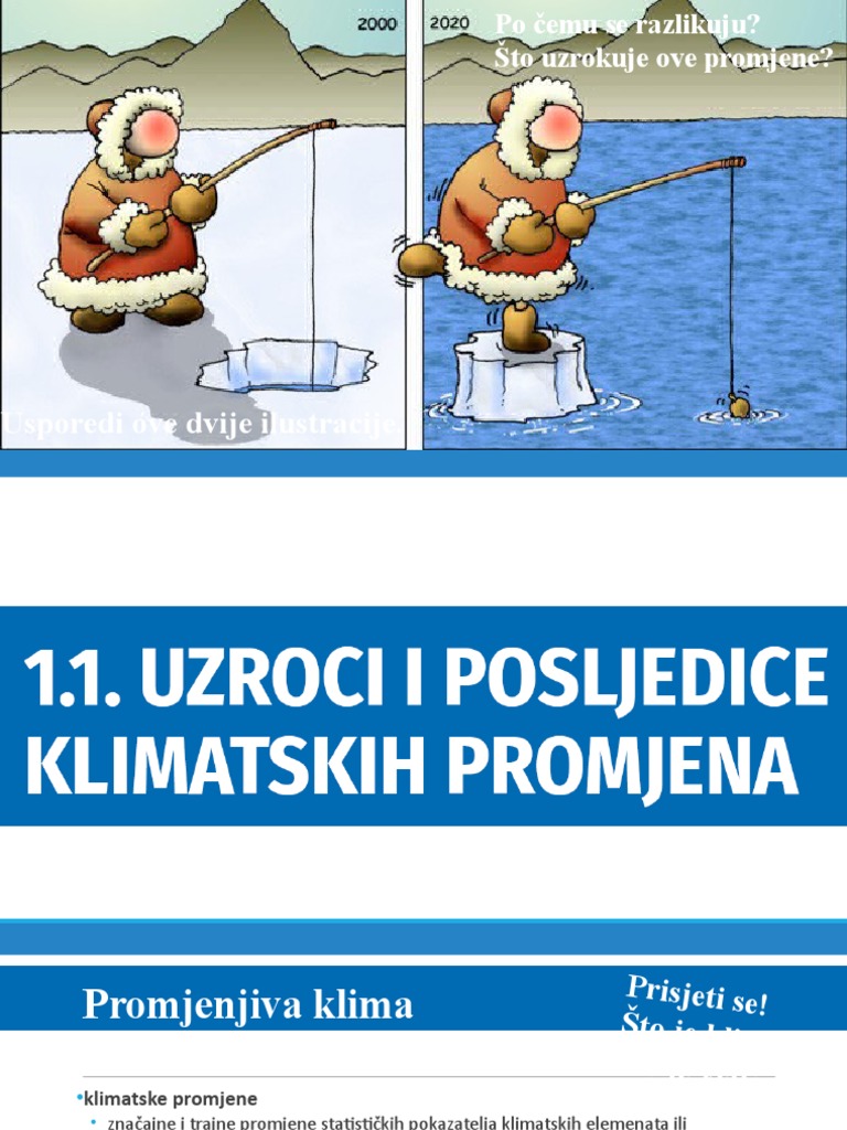 1.1. Uzroci I Posljedice Klimatskih Promjena | PDF