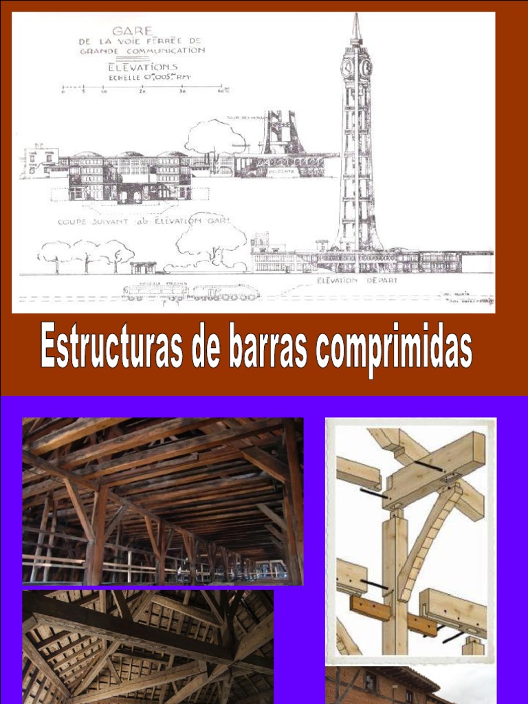 13a. Sesión. Estructuras de Barras Comprimidas. Criterios y ...