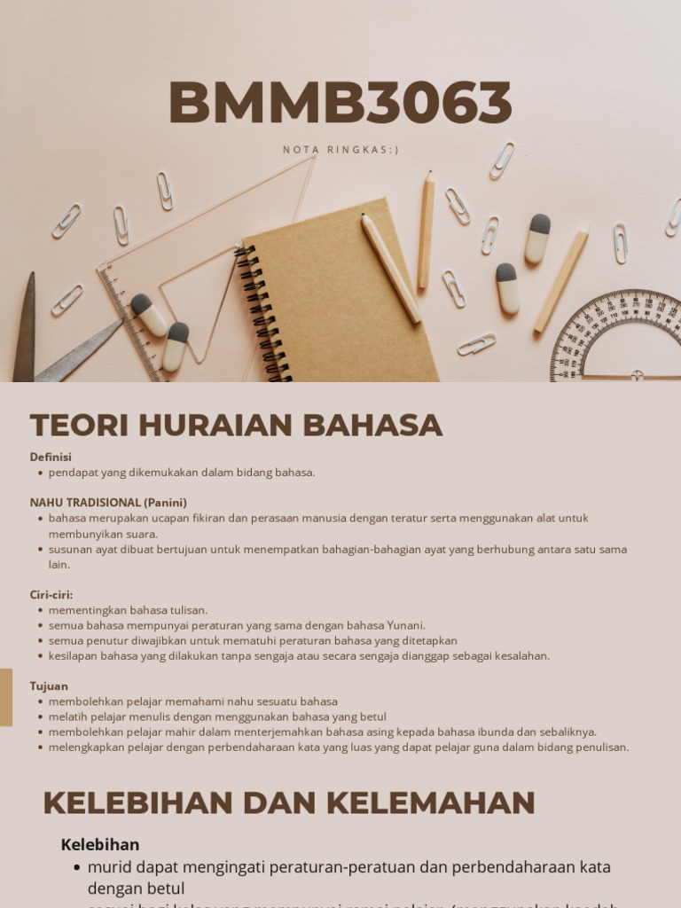 Nota Ringkas BMMB | PDF