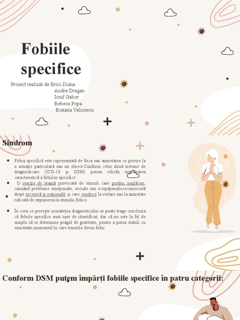 Fobii Specifice - Prezentare Completa | PDF