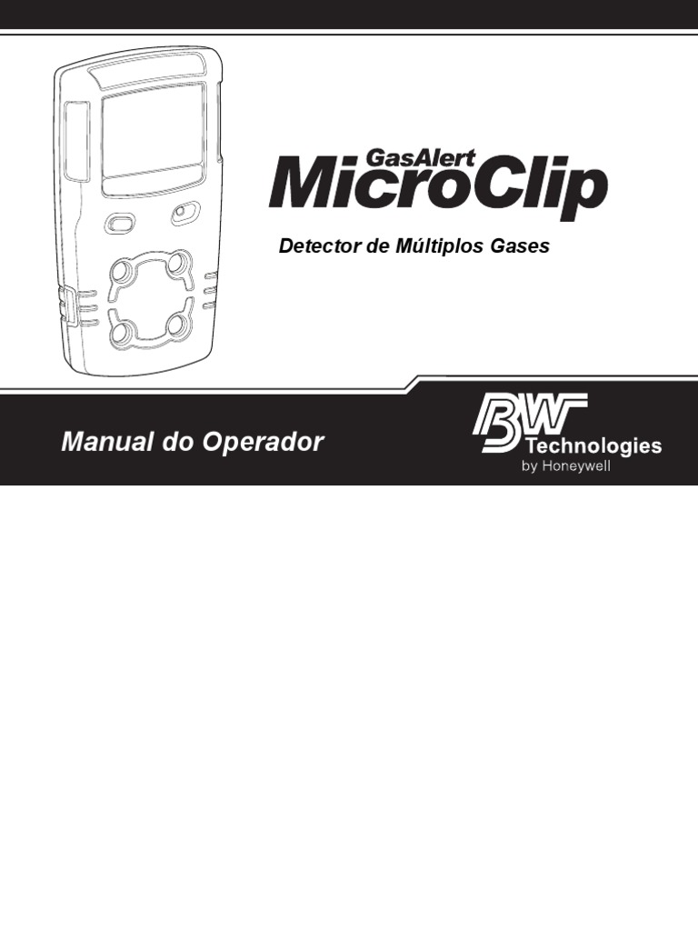 GasAlertMicroClip Operator Manual, Portuguese | PDF | Visor de cristal ...