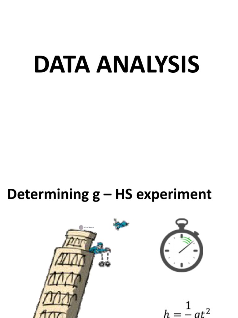 Data Analysis Pdf Standard Deviation Physics