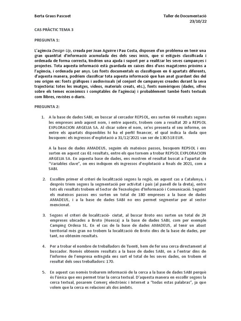 Cas Pràctic 3 Documentació | PDF