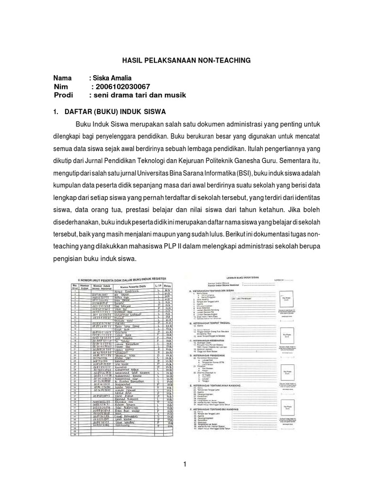 Tugas Non Teaching (Dinda - Ra) Salinan Salinan | PDF