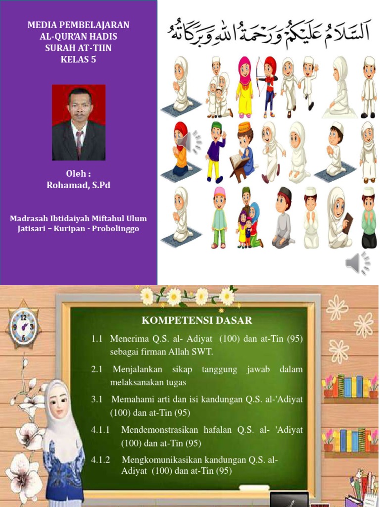 Pembelajaran Surah At-Tin Kelas 5 | PDF | Agama & Spiritualitas