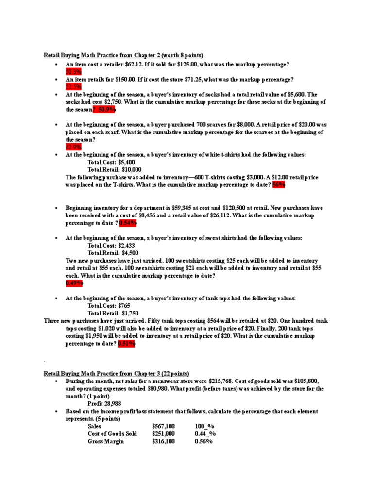 Module 4 Assignment | PDF | Gross Margin | Cost Of Goods Sold