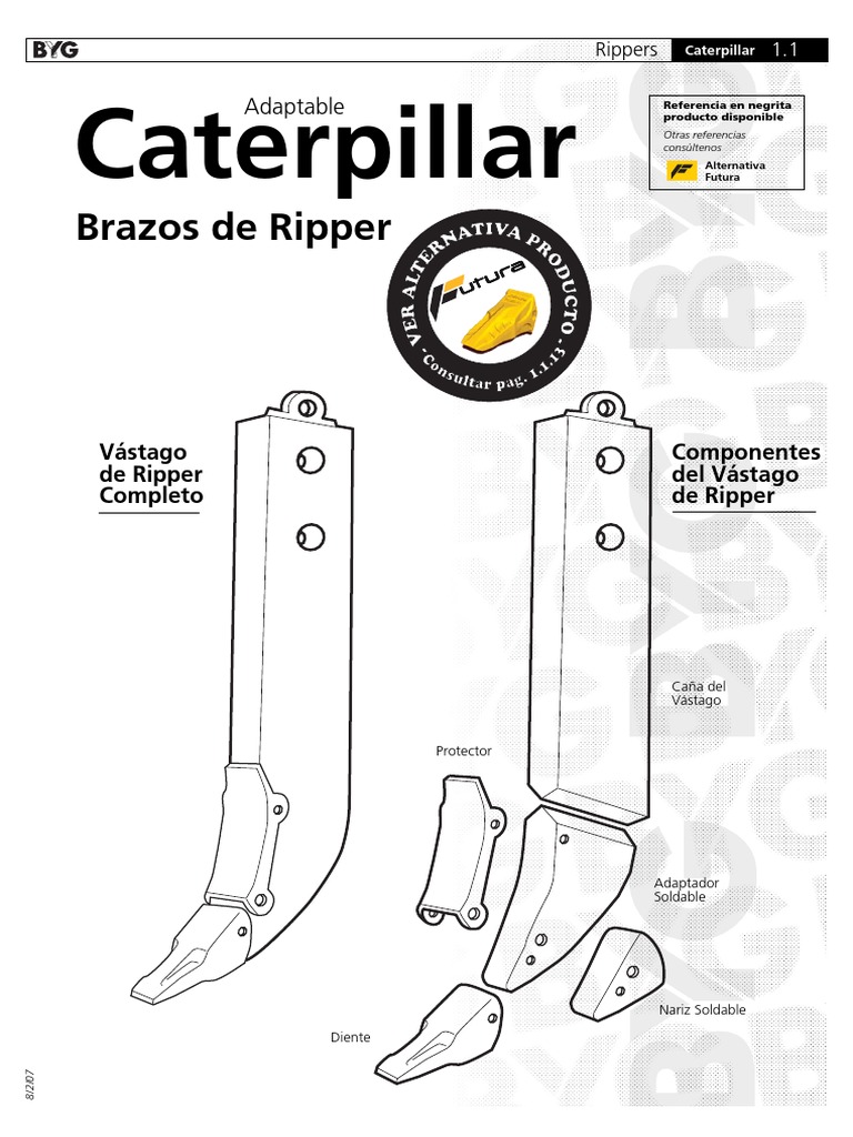 Brazos Ripper Cat | PDF | Soldadura | Construcción