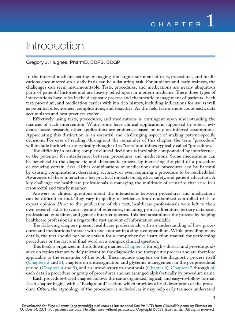 Chapters 2 6 Chapters 2 3 Chapters 4 5 Chapters 7 60 | PDF | Patient ...