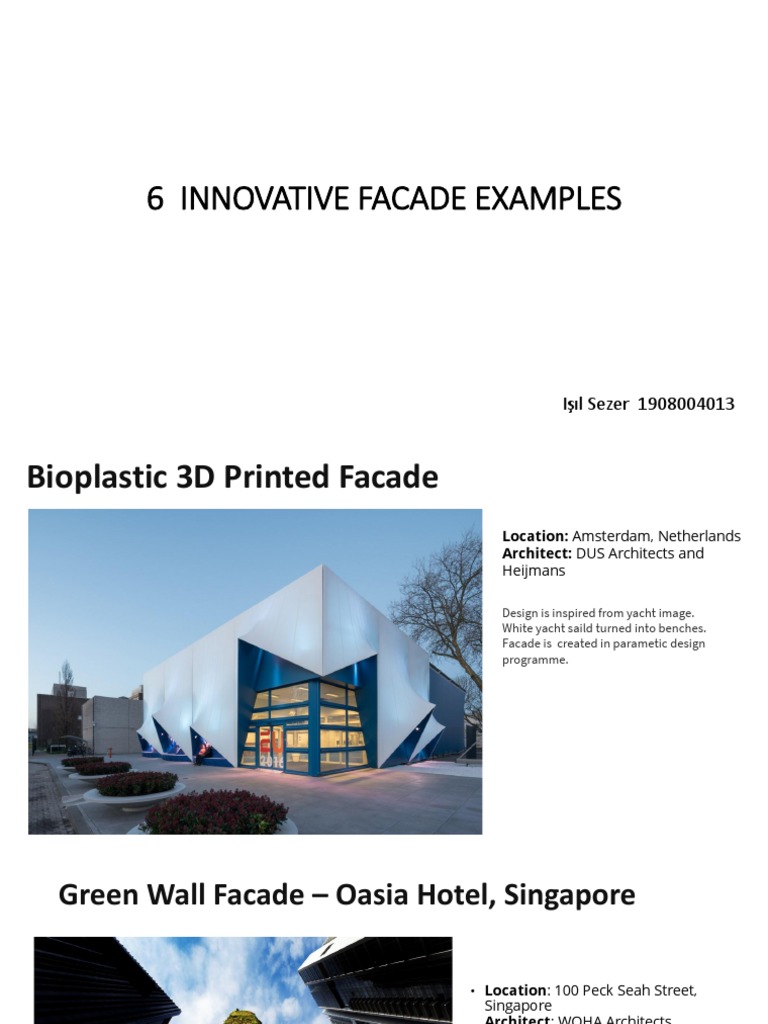 Facade Examples | PDF | Design | Economic Sectors