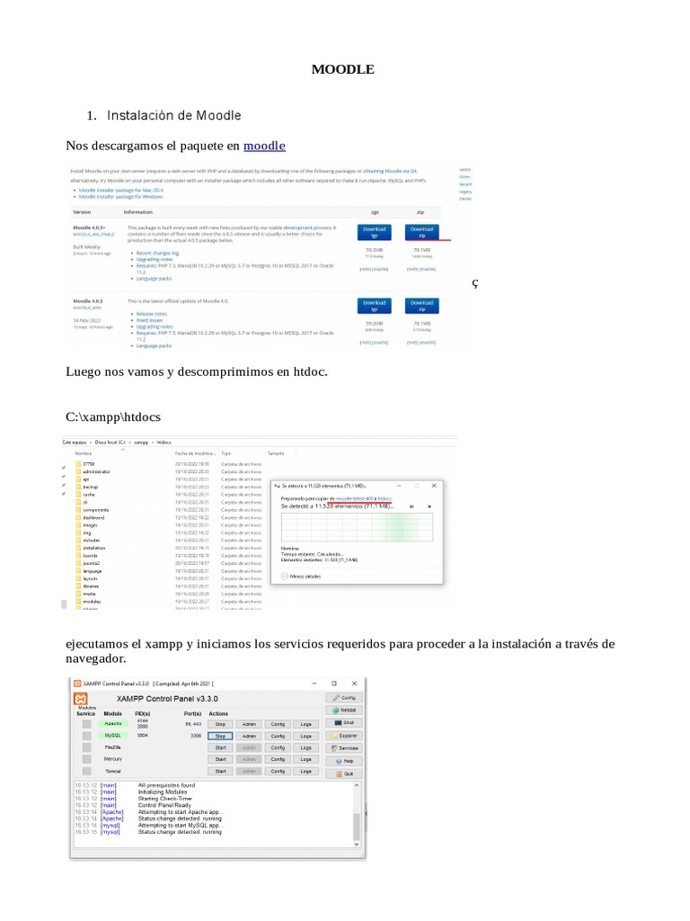 Moodle Proyecto Bryan | PDF | Moodle | Informática