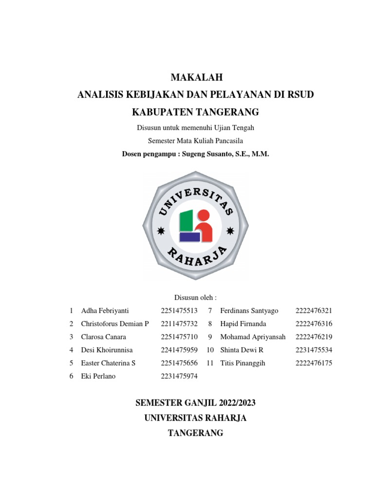 Makalah Uts Pancasila | PDF | Karier & Perkembangan