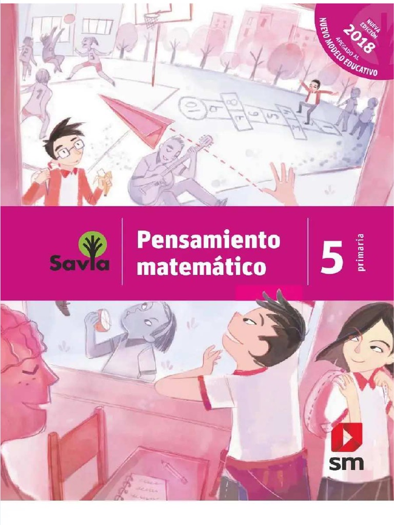 PDF Pensamiento Matematico 5 Quinto de Primaria Version Savia SM ...