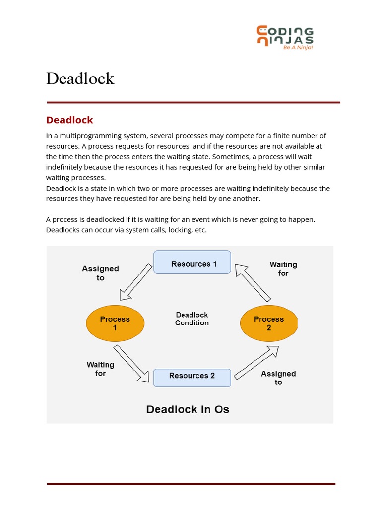 GP - OS - Deadlock Intro | PDF