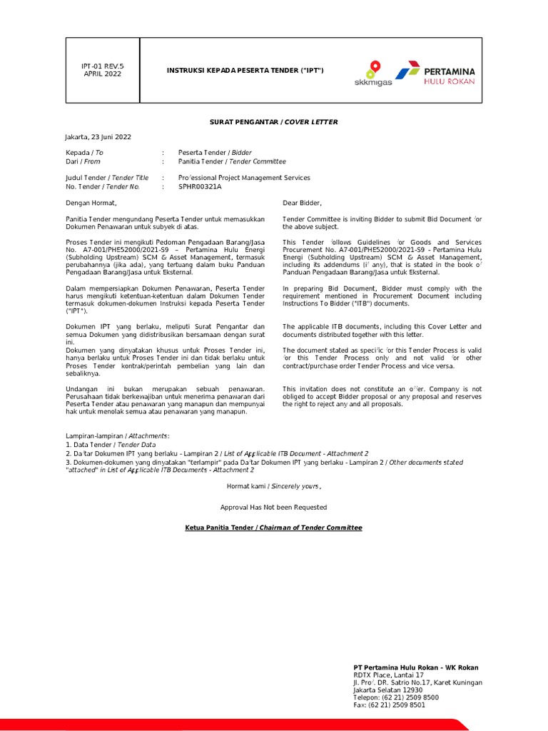 IPT Cover Letter | PDF