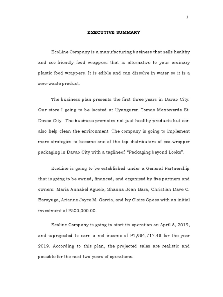 Business Plan Guide Only Complete Sample | PDF | Cost Of Living ...