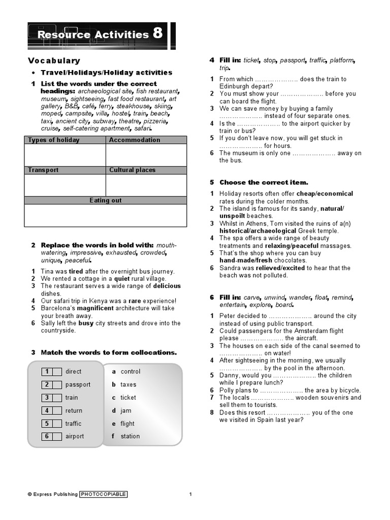 08 OnScreen B1plus Module 8 | PDF